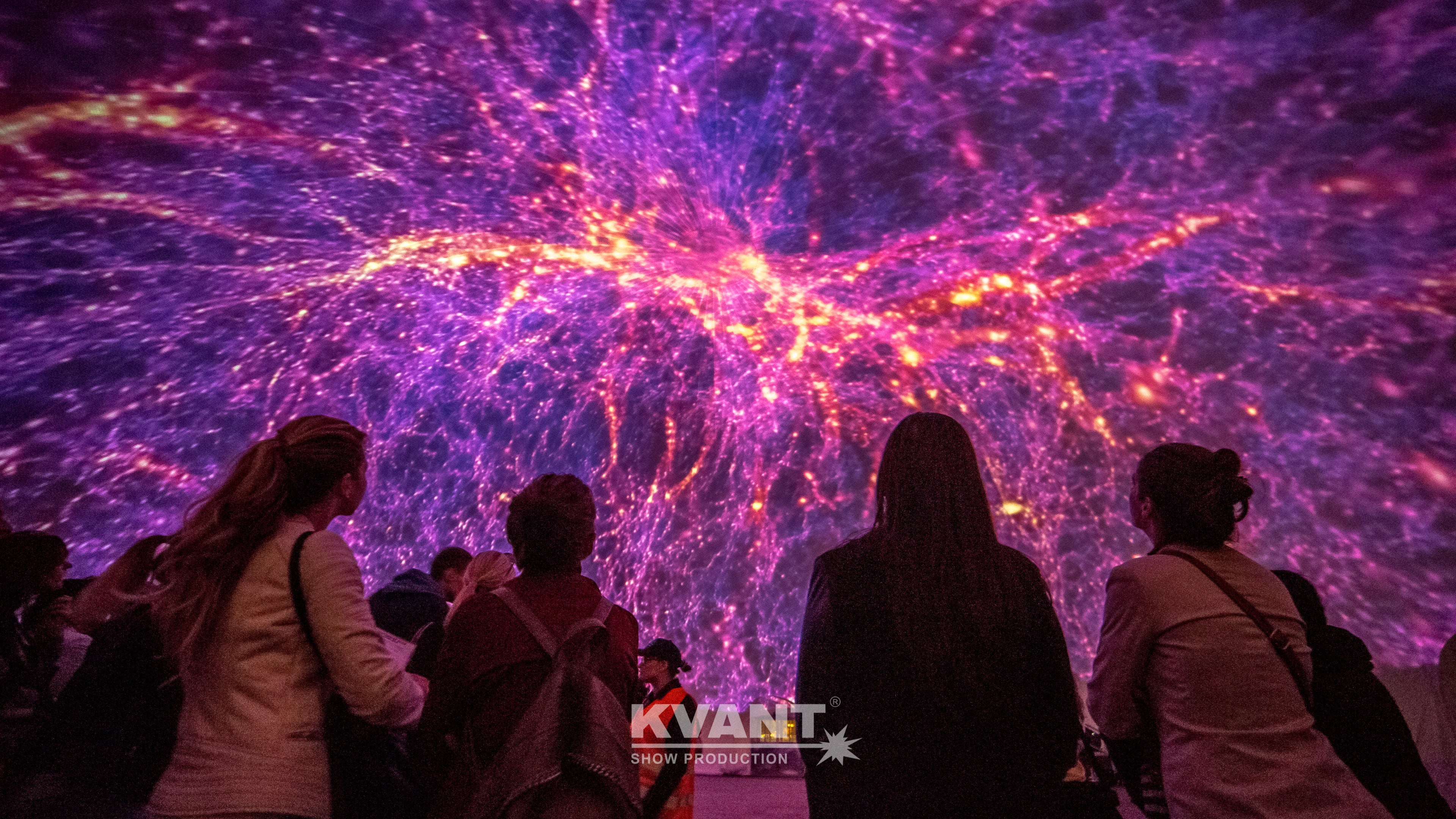 Dome 360-degree Projection Bratislava, Slovakia – Kvant Show Production